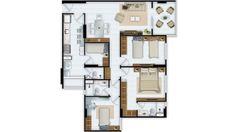 Planta Baixa Humanizada 95m2 | PDF