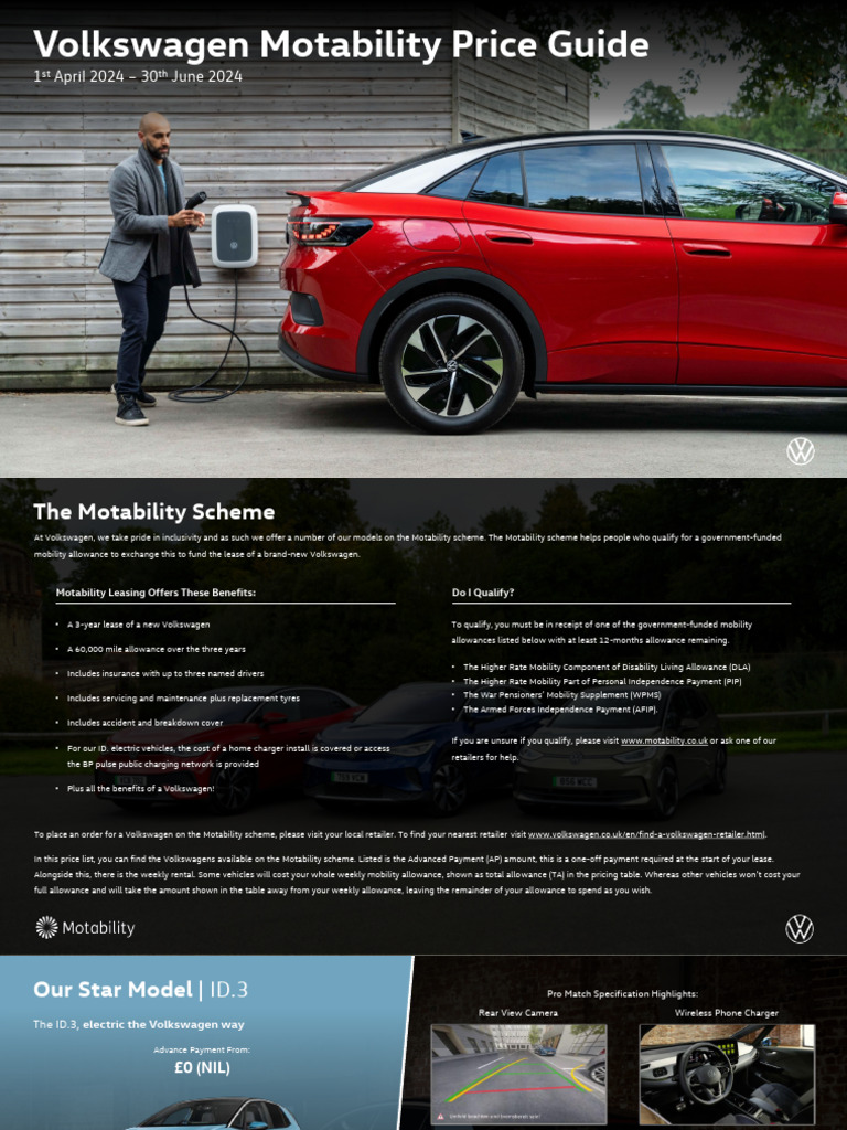 motability-price-guide | PDF | Volkswagen Group | Cars Of Germany