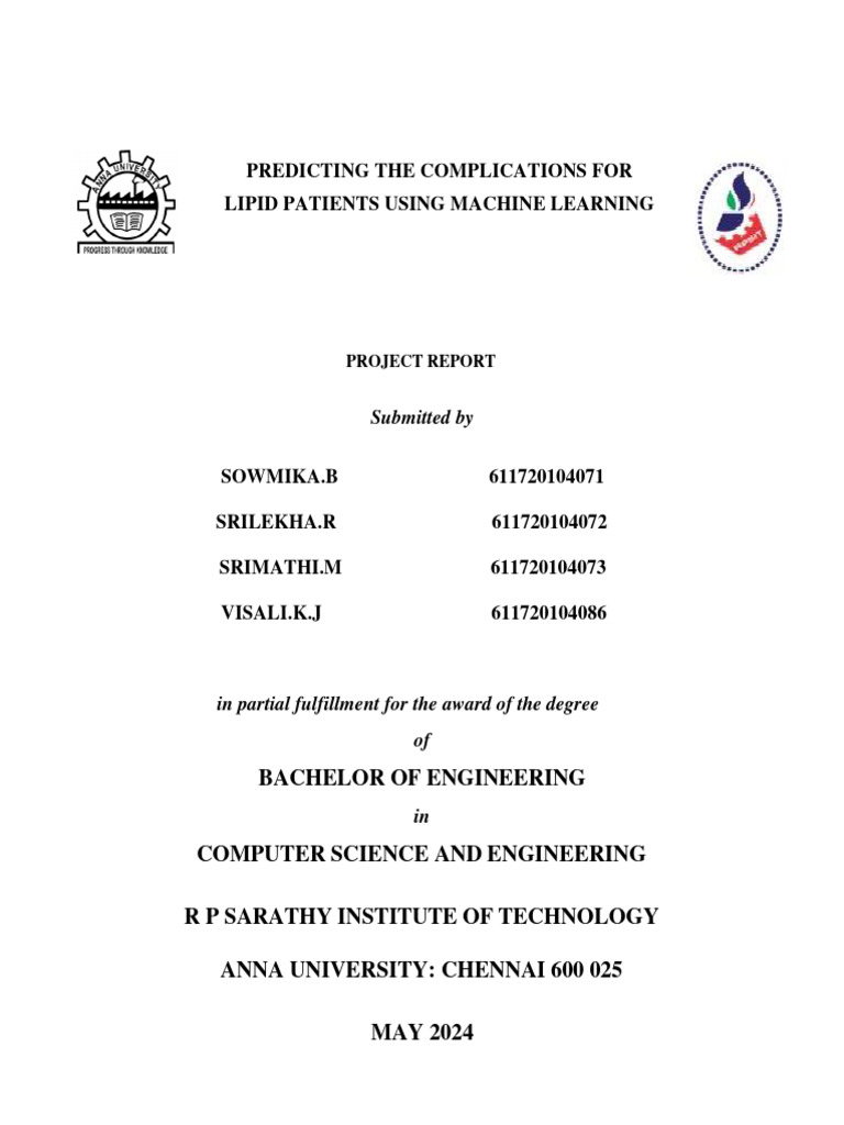 Lipid Project Pdf Software Testing Python Programming Language