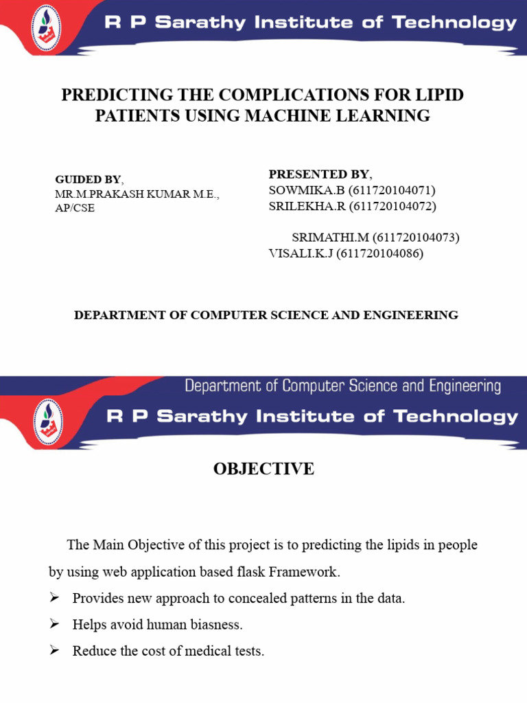 Lipid Patient Prediction Using Machine Learning | PDF | Machine ...