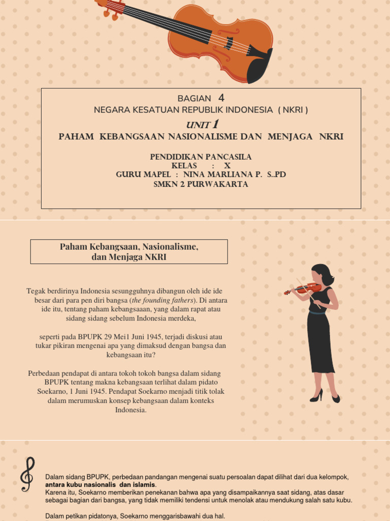 Pend - Pancasila Kls X Bab 4 Unit 1 | PDF | Ilmu Sosial