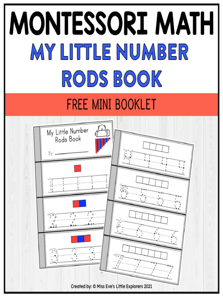 FREEMontessoriMathMyLittleNumberRodsBook 1 | PDF | Internet | Cyberspace