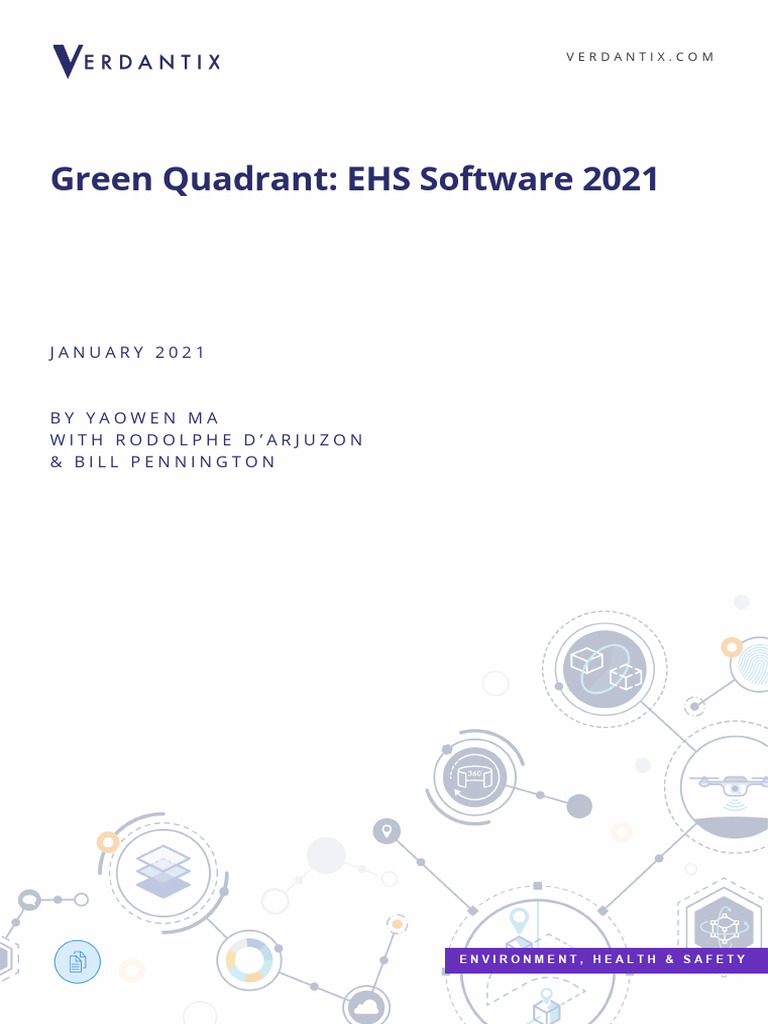 Verdantix Green Quadrant EHS Software 2024 | Download Free PDF | Mergers And Acquisitions ...