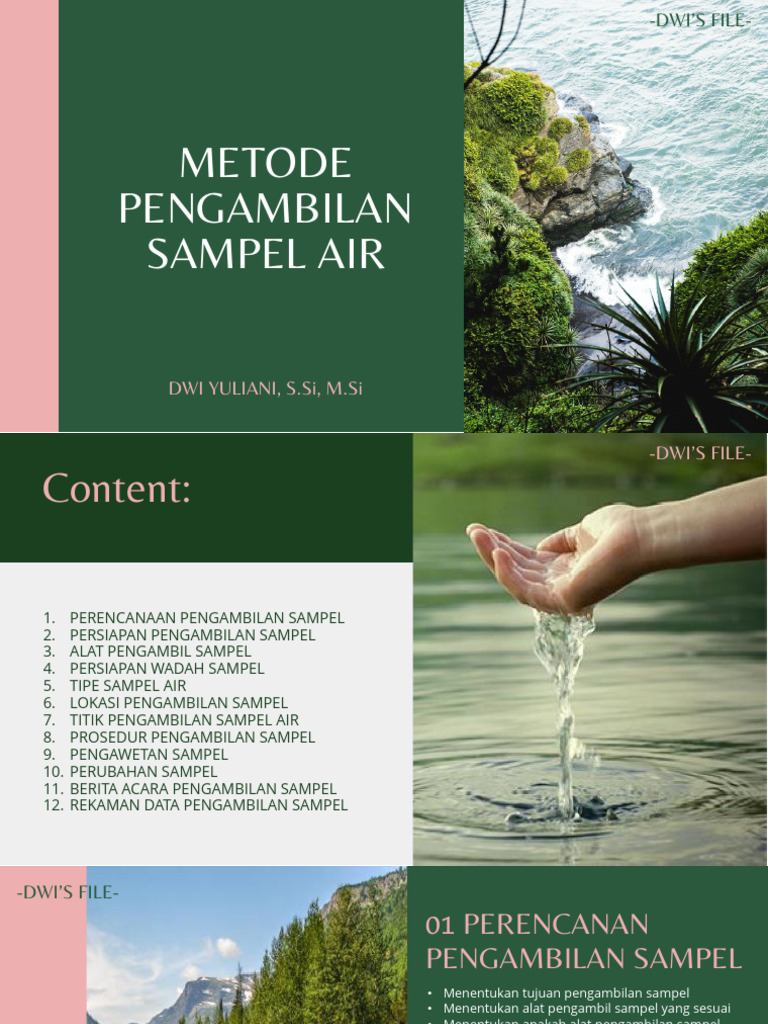 Metode Pengambilan Sampel Air | PDF
