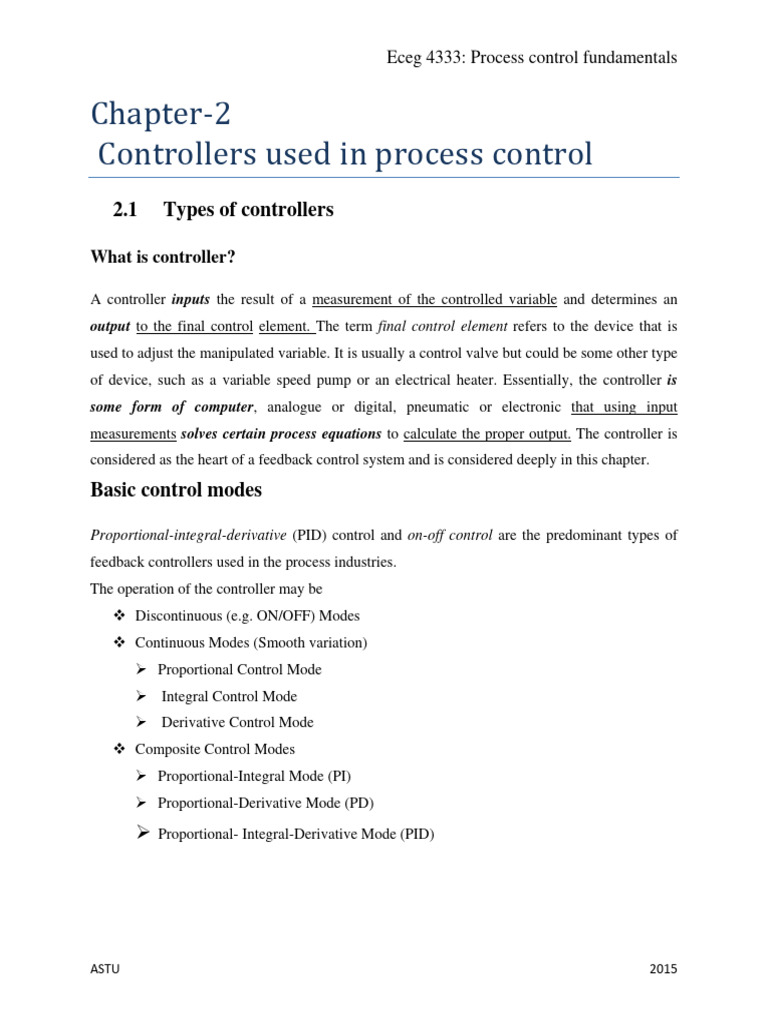 CH 2 | PDF | Control Theory | Applied Mathematics