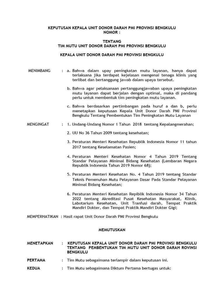 SK Tim Mutu 2023 | PDF