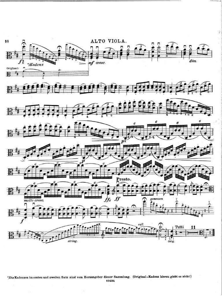 Stamitz Cadenza Clemens Meyer | PDF