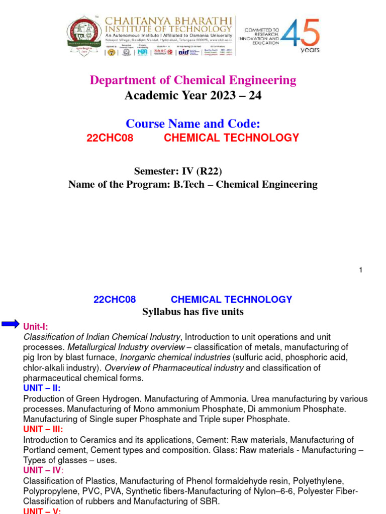 Classification of Indian Chemical Industry | PDF | Chemical Industry ...