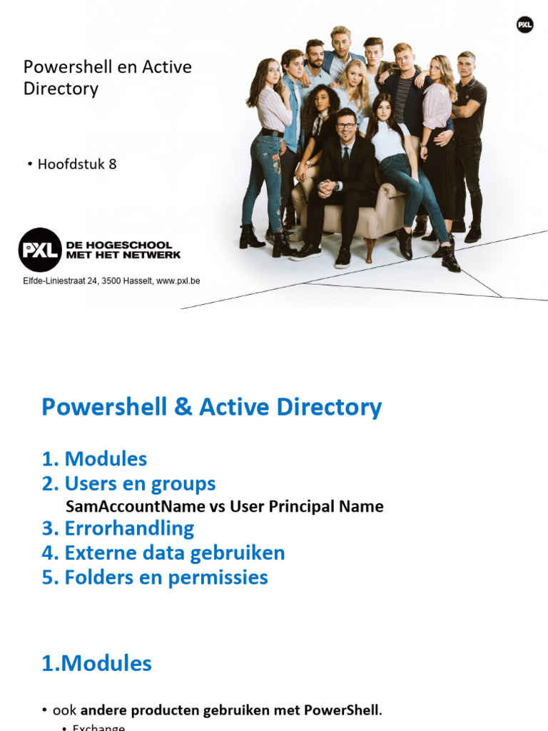 8 Powershell en active directory - lector | PDF