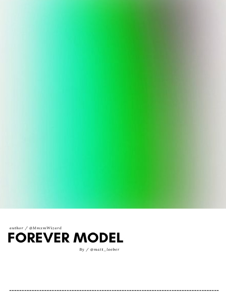 Foreverr Model | PDF