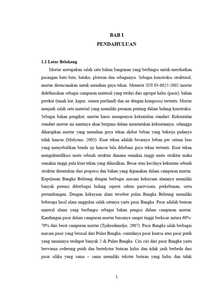 Bahan Banguna Uas | PDF
