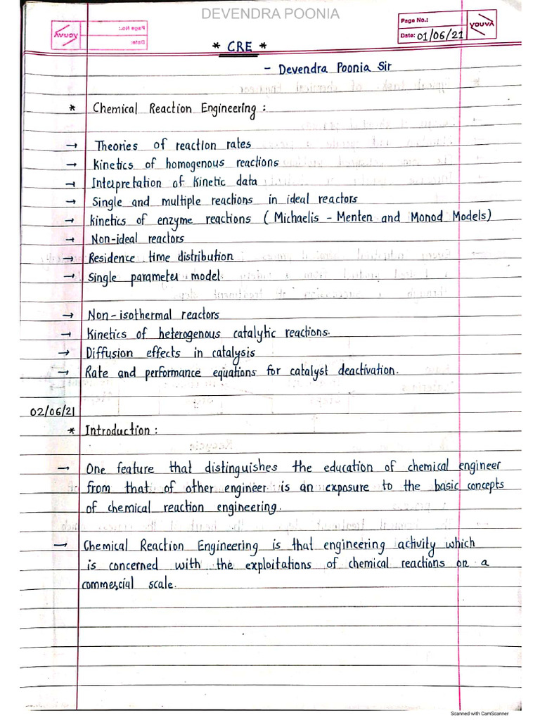 Cre Full Notes | PDF