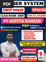 Number System 08 (MahaBharat Batch) | PDF | Discrete Mathematics | Ring Theory