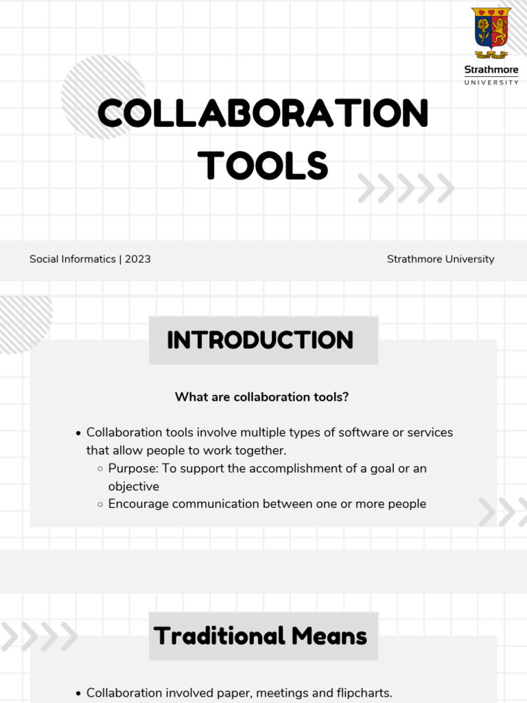 Collaboration Tools | PDF | Collaboration | Computer Security