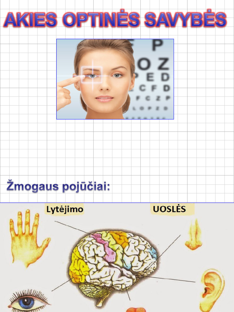 Akies Optines Savybes | PDF