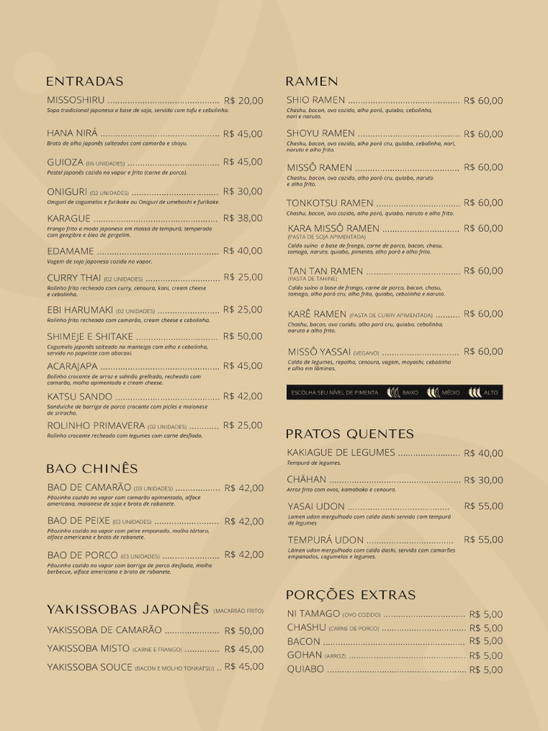 CARDÁPIO - AKIRA RAMEN - CMYK - FINAL | PDF