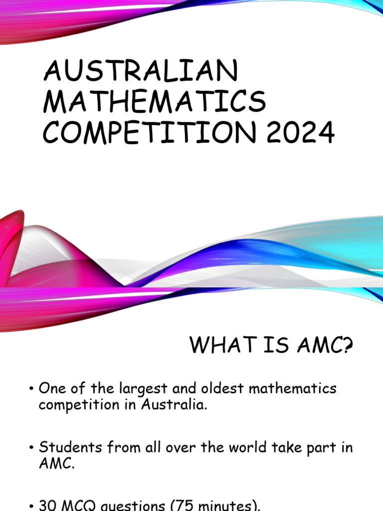 Publicity - AMC 2024 (1) | PDF