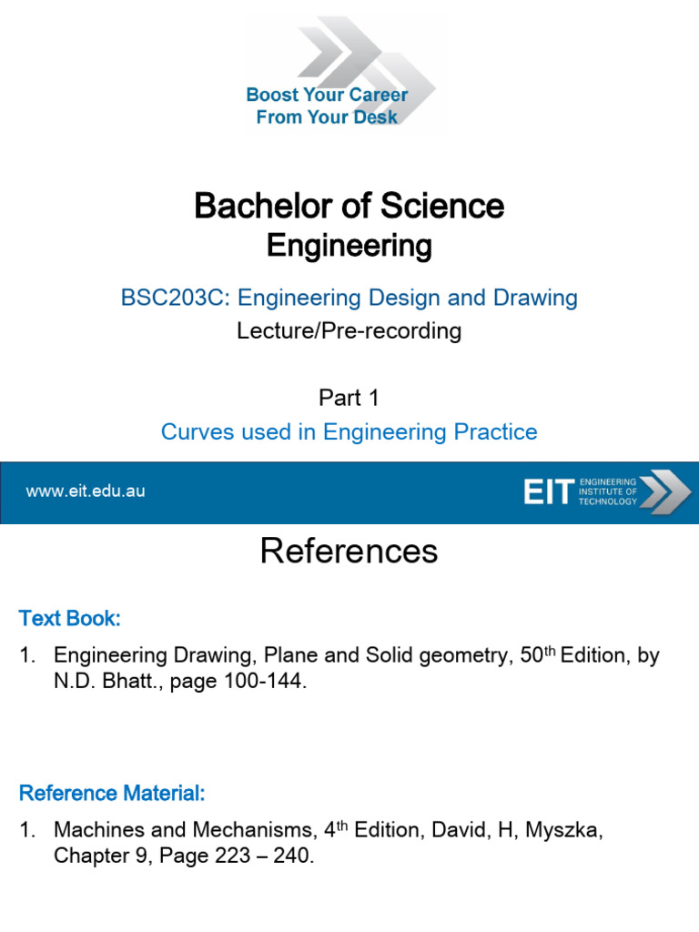 BSC203C Pre-recordedLecture Topic2 v2.1 | PDF | Ellipse | Perpendicular