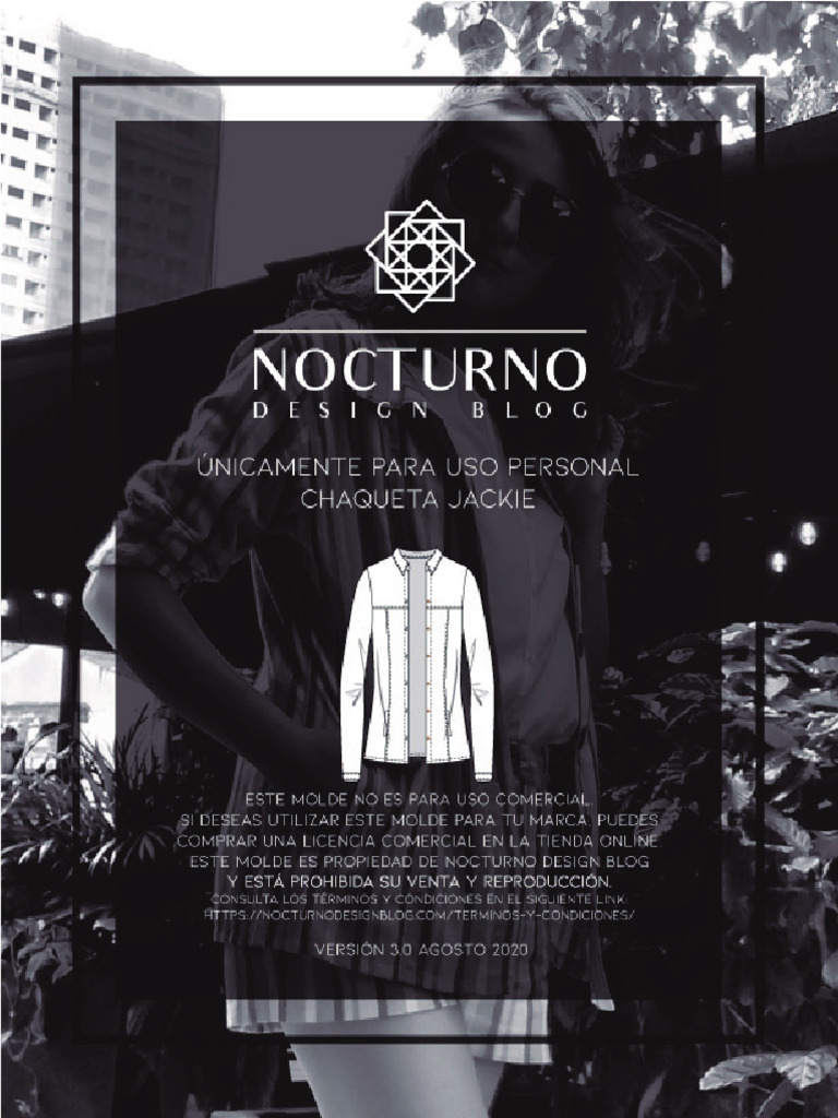 Chaqueta Jackie Molde Personal Nocturno Design Blog | PDF