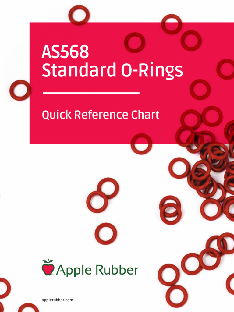 As568 Standard Size o Rings | PDF | Chemical Substances | Materials