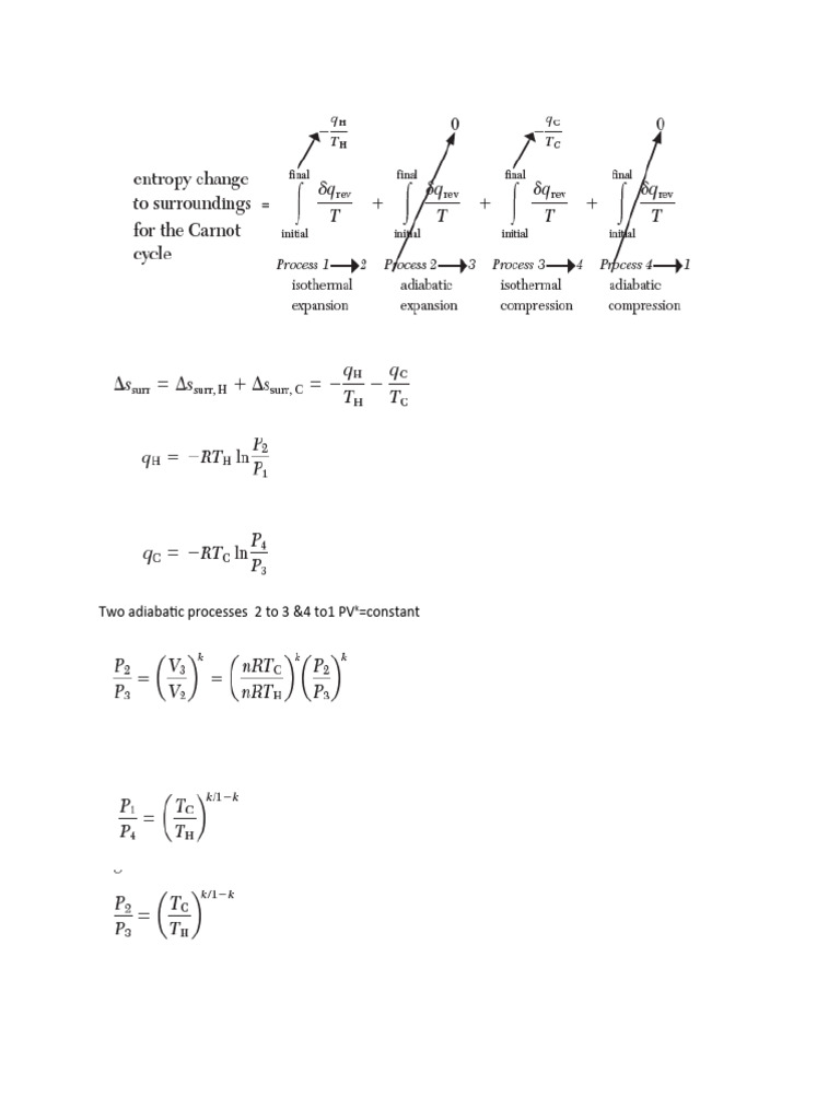 Entropy Change | PDF | Fluid Dynamics | Second Law Of Thermodynamics