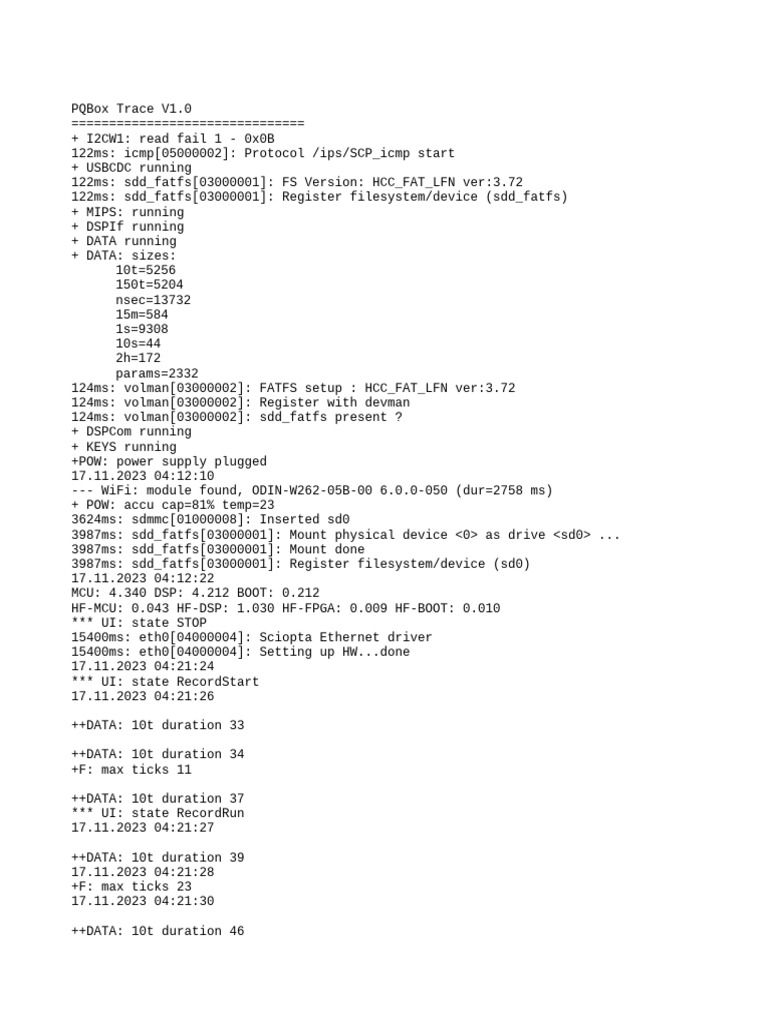 log | PDF | Computer Networking | Computer Standards