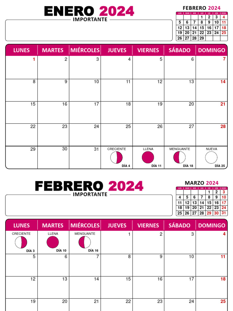 4 - Mensual Planner Rosado | PDF | Cosmología Esotérica | Astronomía ...
