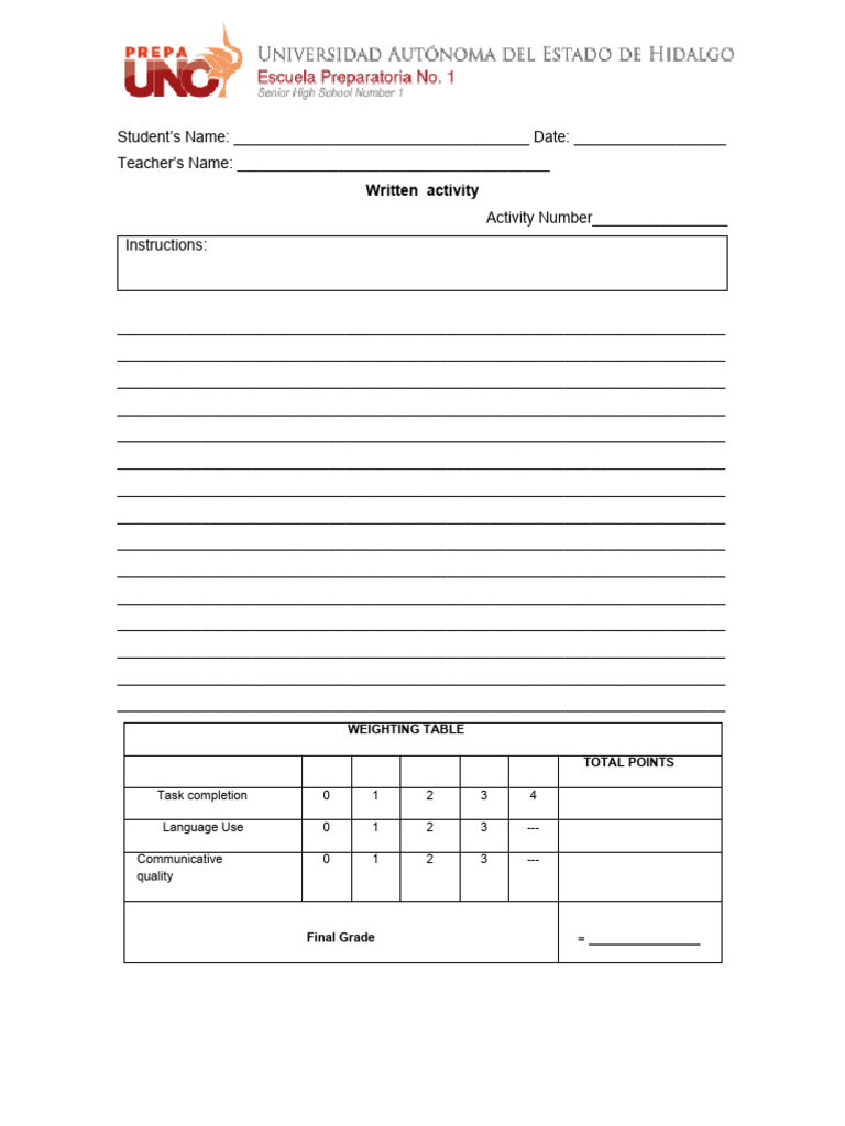 Written Format Document | PDF
