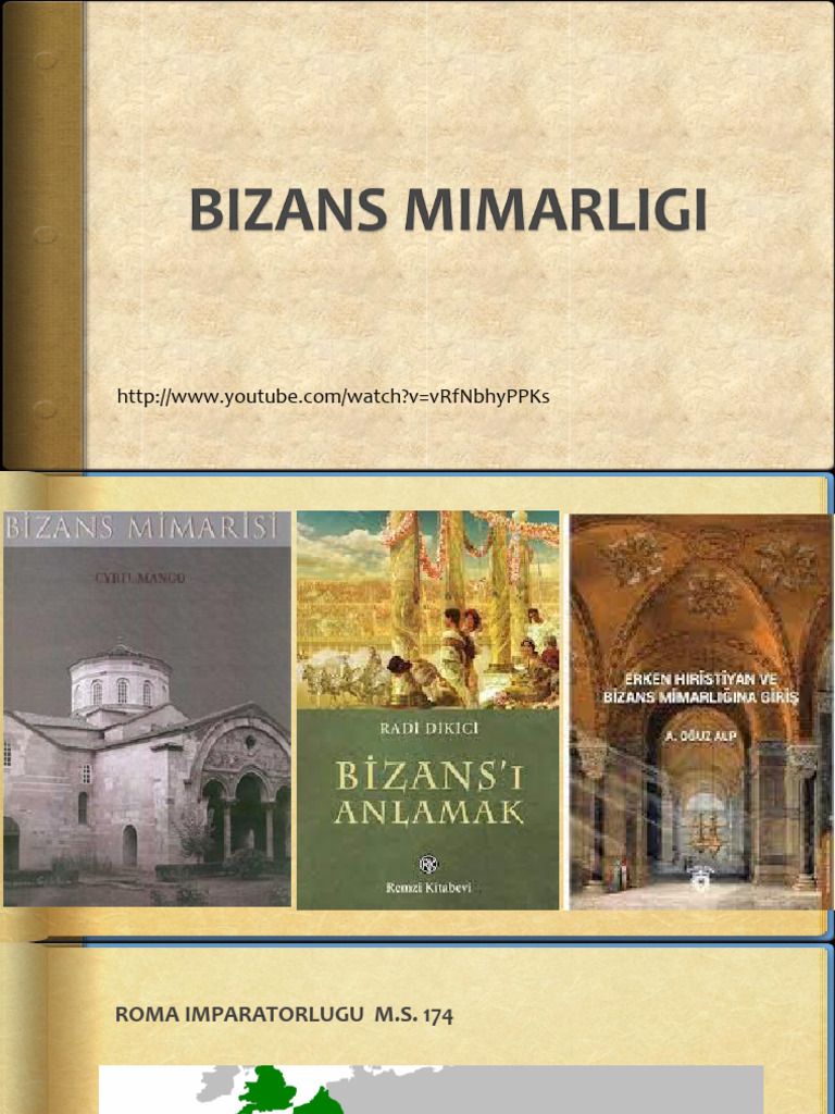 MIM 206 Ders 4 A Bizans Mimarligi | PDF