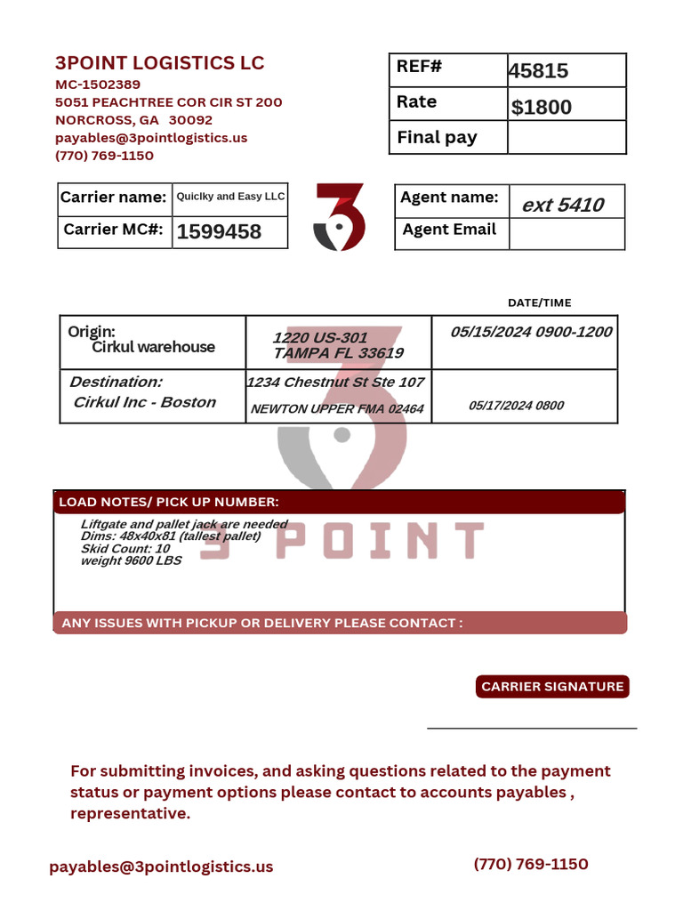 3point Logistics | PDF