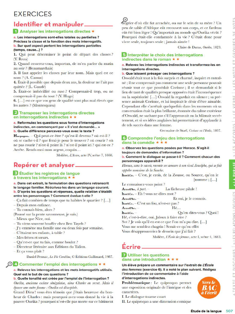 Exercices Interrogation | PDF