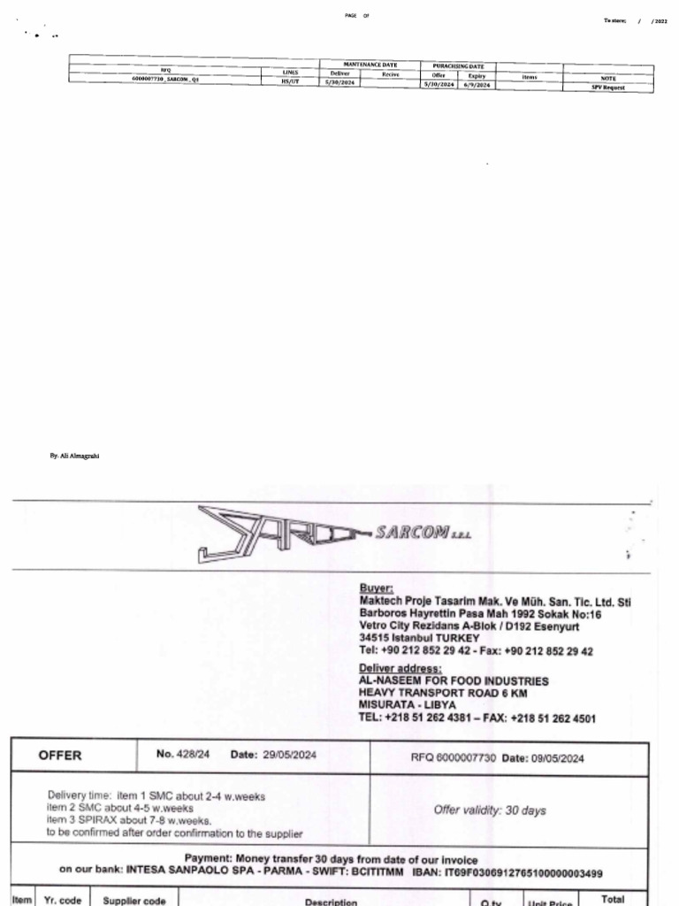 Sarcom q1 5.6.2024 | PDF