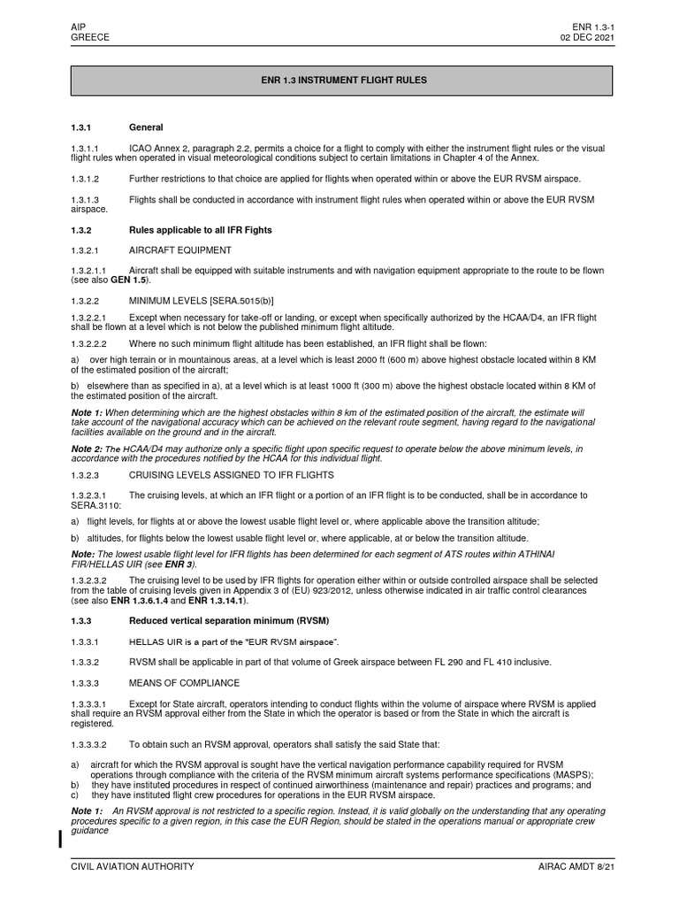 Ifr Rules | PDF | Instrument Flight Rules | Visual Flight Rules Ifr Rules | PDF | Instrument Flight Rules | Visual Flight Rules