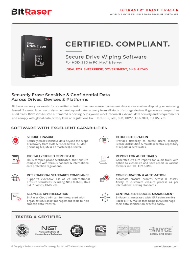 BitRaser-Drive-Eraser | PDF | Computing | Computer Science