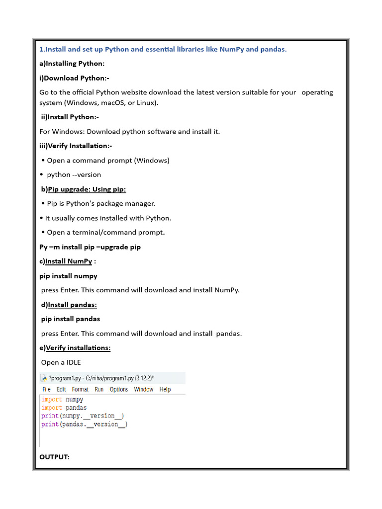 ML LAB | PDF | Python (Programming Language) | Machine Learning
