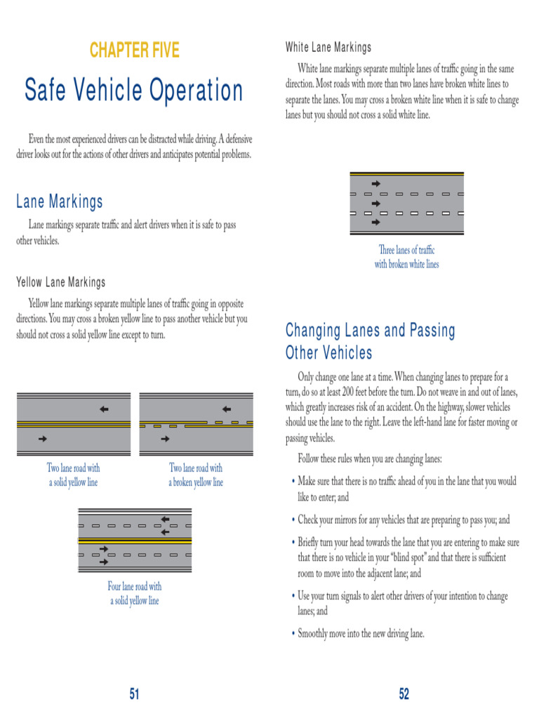 Drivers_Manual_Chapter_5 | PDF | Traffic | Speed Limit