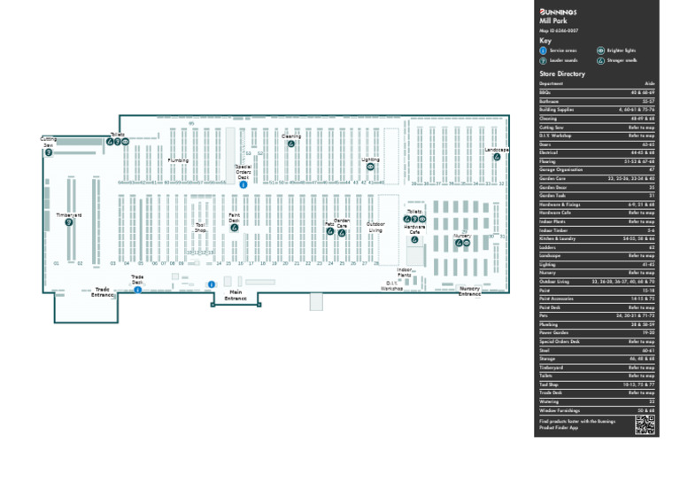 Bunnings Mill Park Store Map Guide | PDF | Hardware Store | Queensland ...