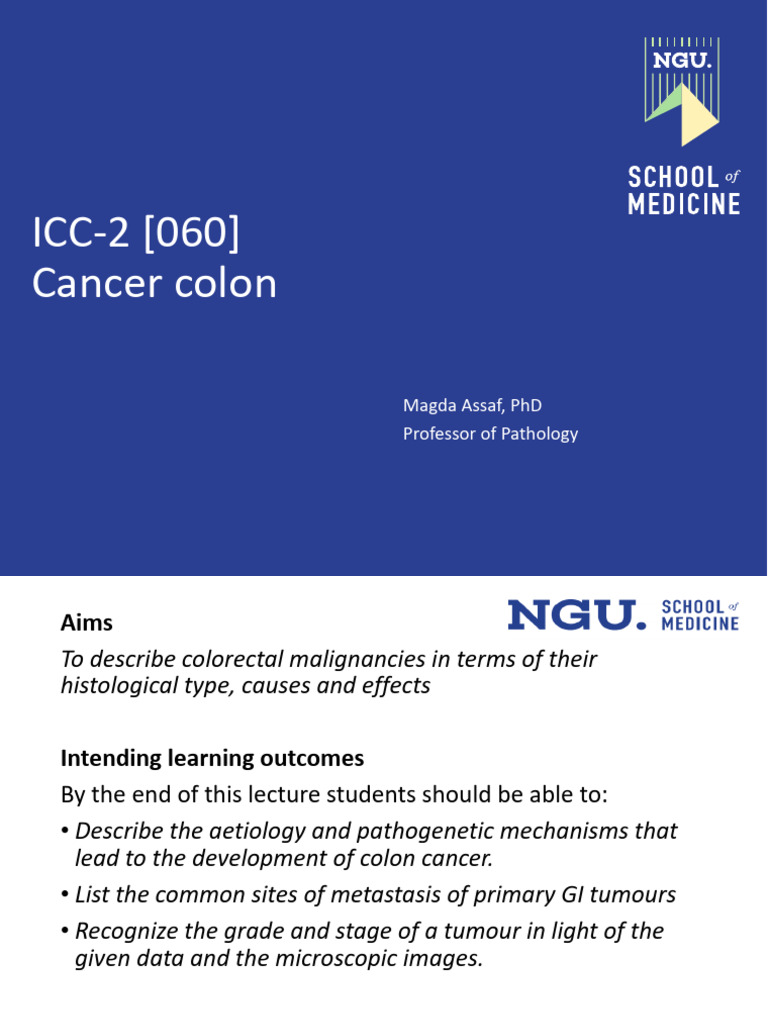 ICC2 (060) Cancer Colon | PDF | Colorectal Cancer | Adenocarcinoma