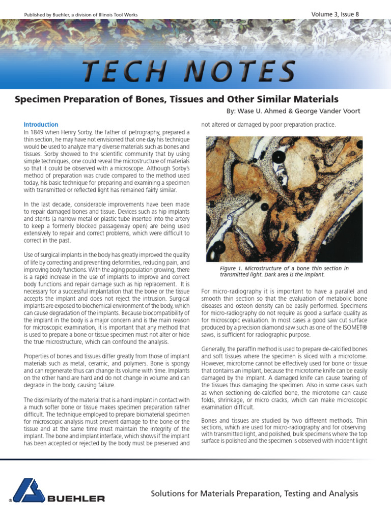 Sample pre take notes | PDF | Biomaterial | Histology