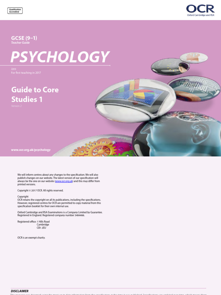 308616-guide-to-core-studies-1 | Download Free PDF | Extraversion And ...