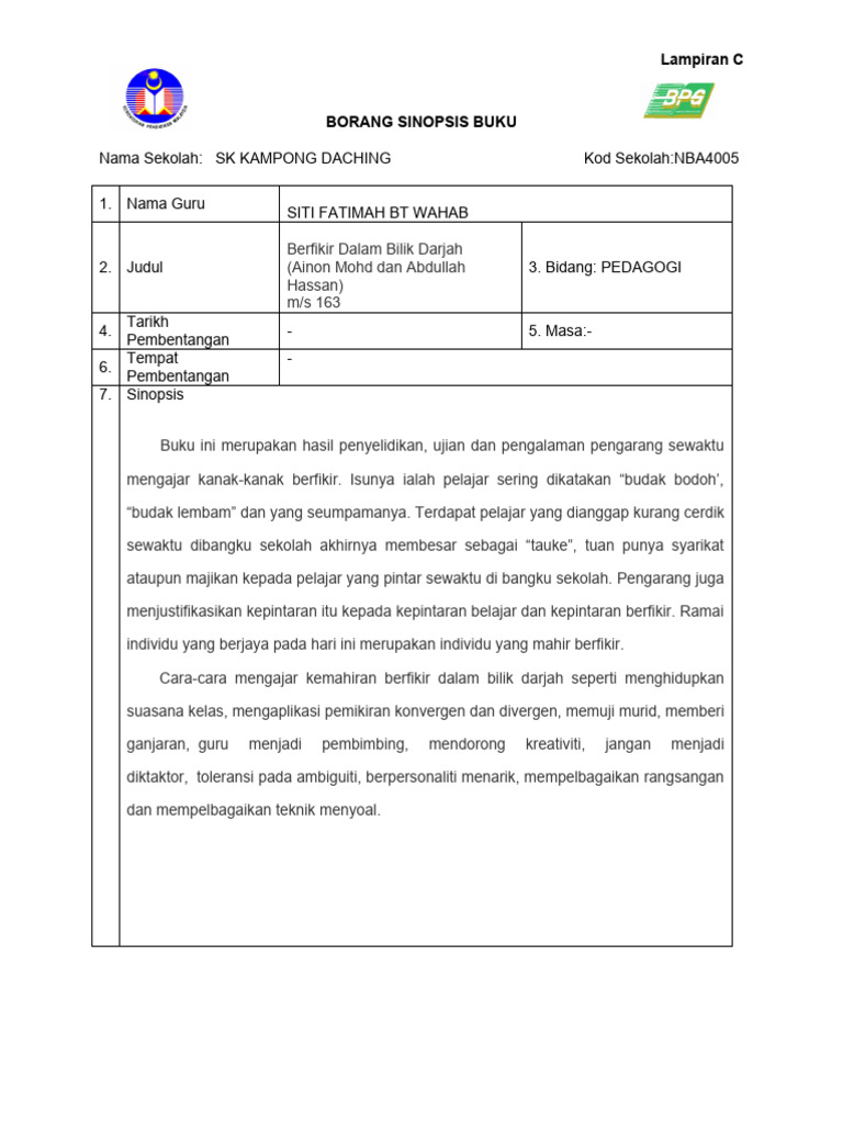 Sinopsis Buku 2019 | PDF | Karier & Perkembangan | Kesehatan Holistik