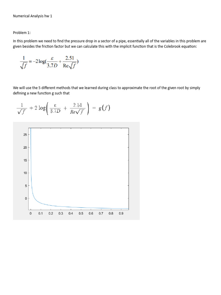 Numerical Analysis HW 1 | PDF | Mathematical Analysis | Algorithms