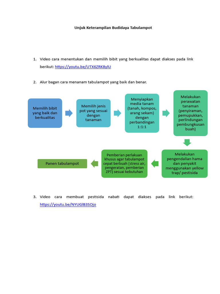 Panduan Budidaya Tabulampot Optimal | PDF
