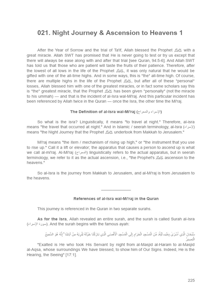 Sh. Dr. YQ's Seerah Transcript (EP 021 - 030) | PDF | Prophets And ...