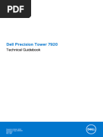 Precision 7920 Tower Technical Guidebook | PDF | Solid State Drive | Usb