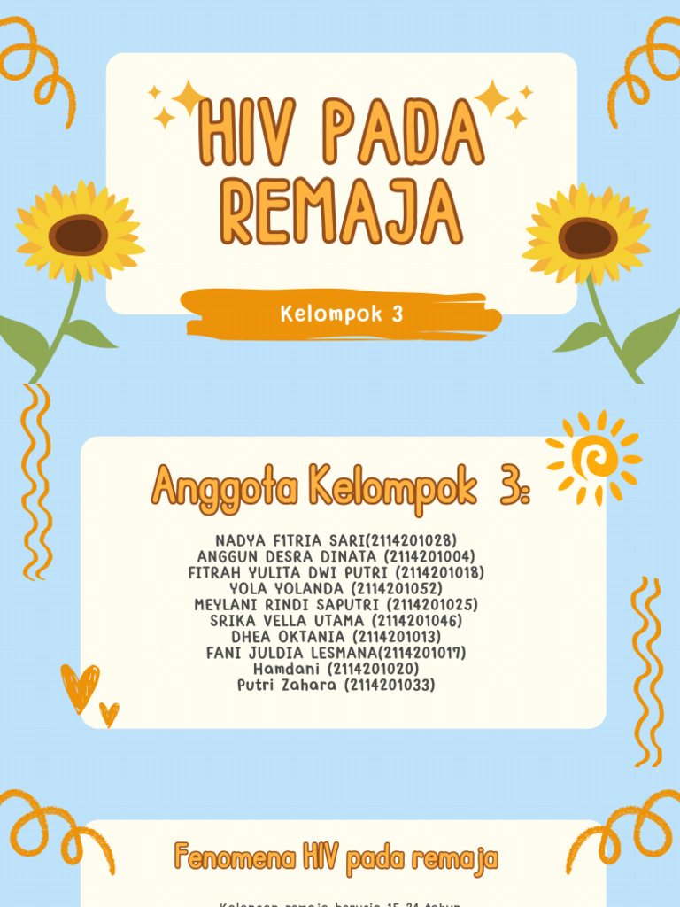 Kelompok 3 HIV Pada Remaja | PDF