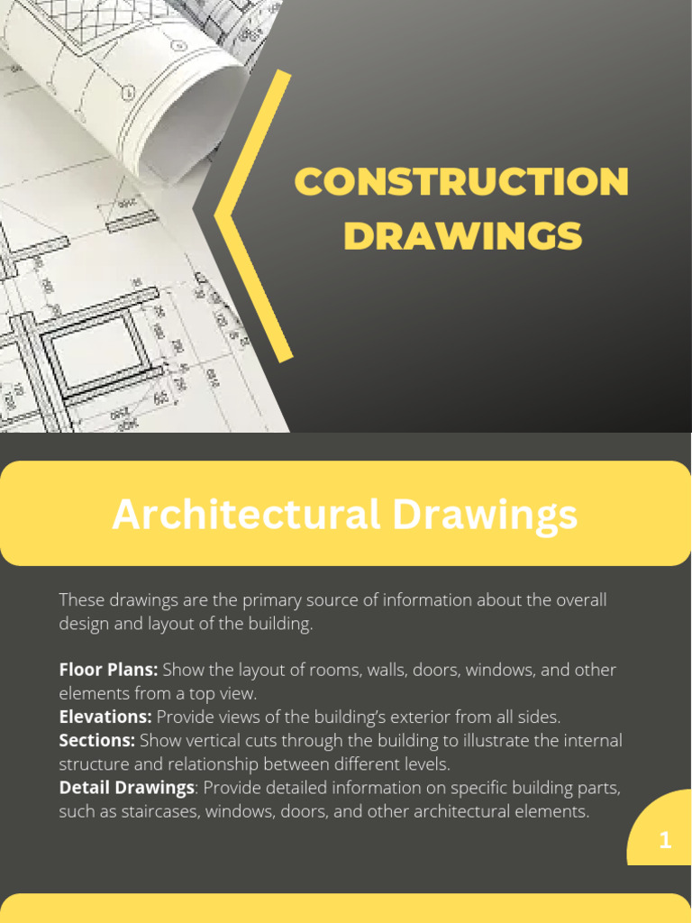 Construction Drawings | PDF | Architectural Design | Architecture