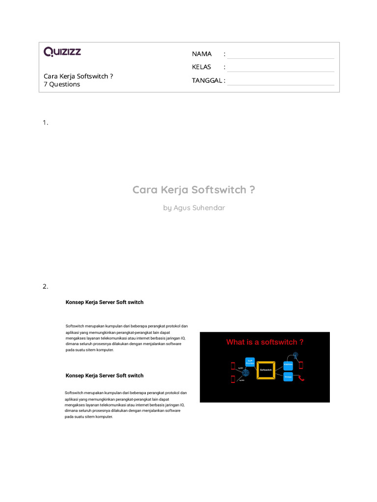 Panduan Lengkap Cara Kerja Softswitch | PDF