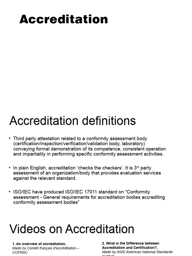 ISO-CASCO 5. Accreditation | PDF | Verification And Validation | Certification