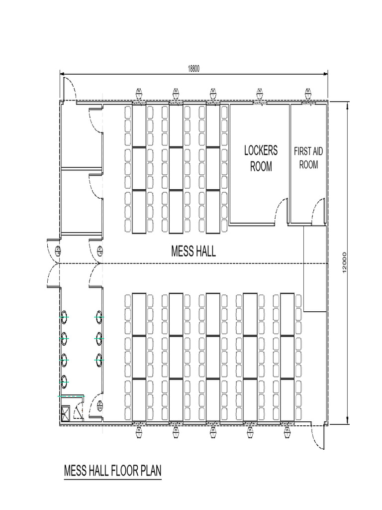 Mess Hall - Floor Plan | PDF